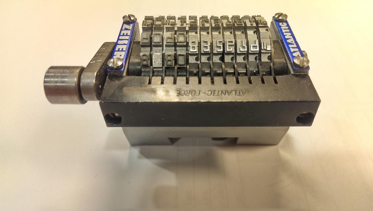Lot #49: Atlantic Force MICR 11-Digit Numbering Machines (Odd & Even ...